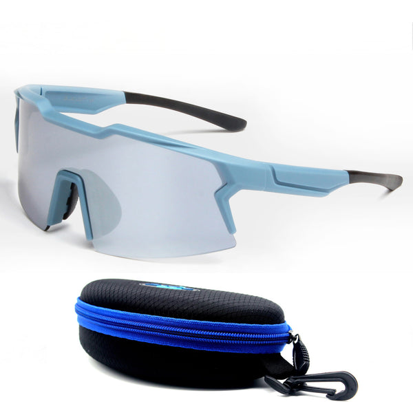 Rider 2 Blue W/Silver Mirror Sunglasses